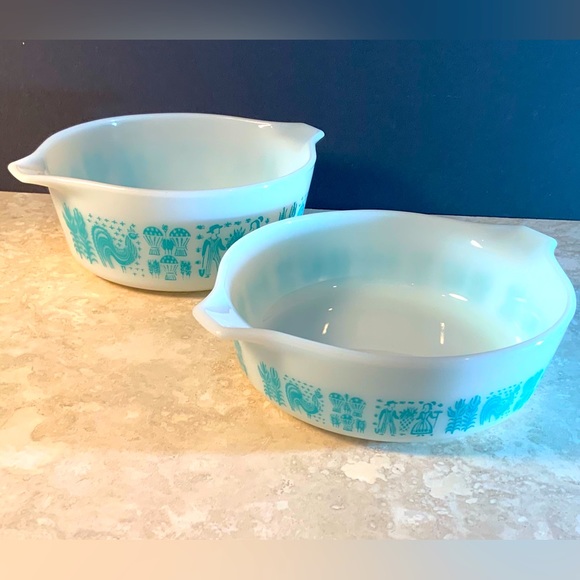 Pyrex | Kitchen | Vintage Pyrex Amish Butterprint Pattern Pt 1 12pt Set ...